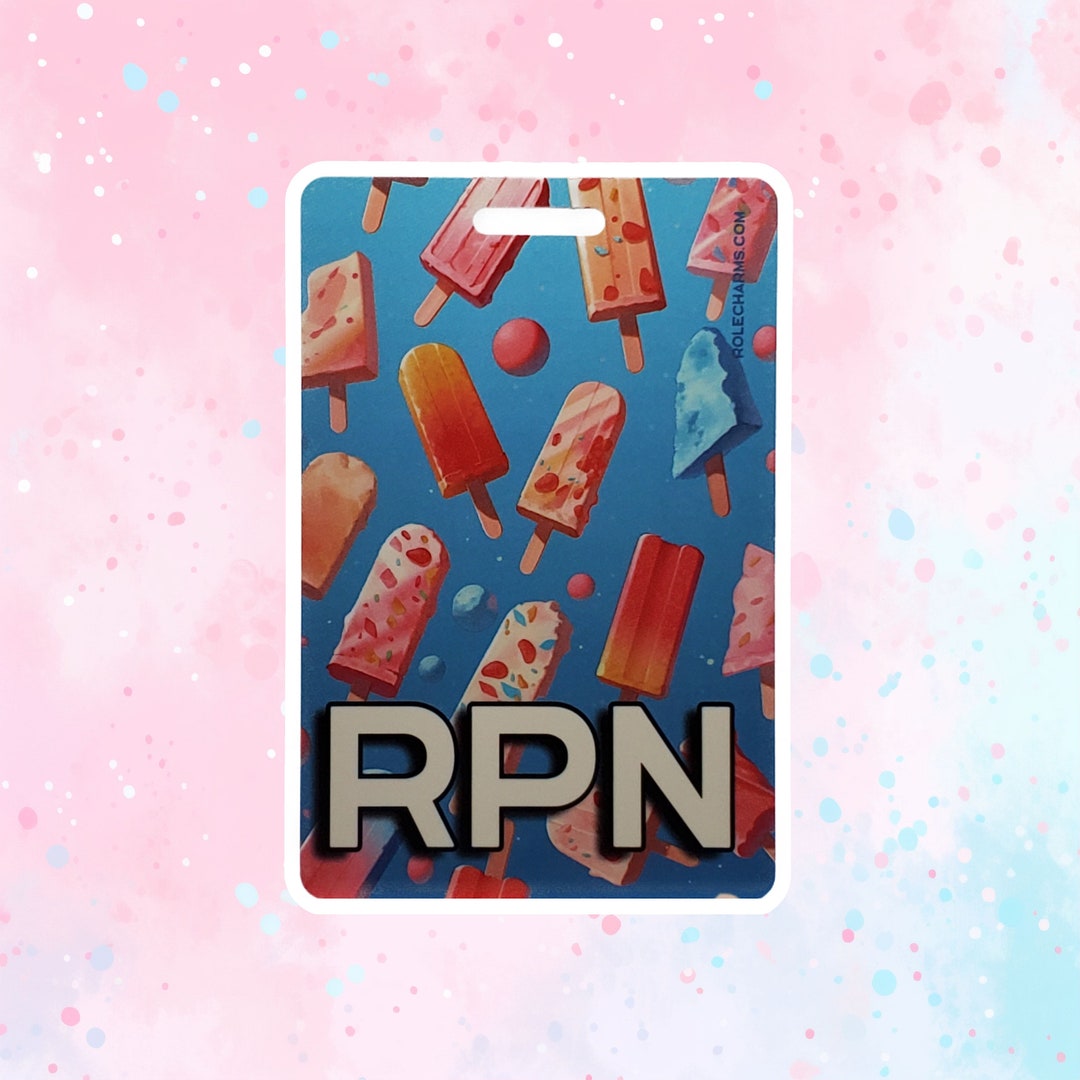 Popsicles (RPN) V1 - Role ID Badge for Horizontal ID, Registered ...