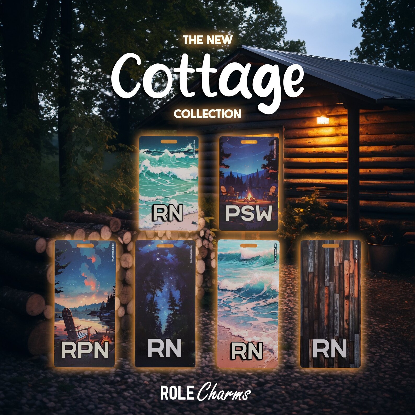 Cupcake Party PSW V1 Role ID Badge for Horizontal ID, Personal Support ...