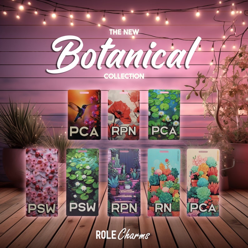 Cupcake Party PSW V1 Role ID Badge for Horizontal ID, Personal Support ...