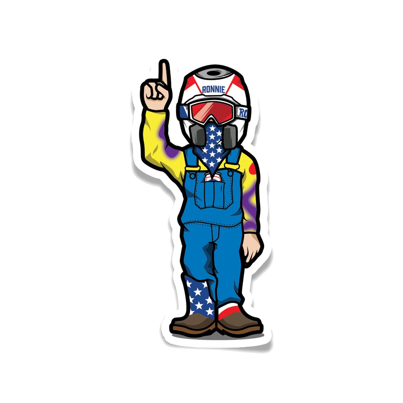 Ronnie Mac Xtreme 9 Sticker Pack - Etsy