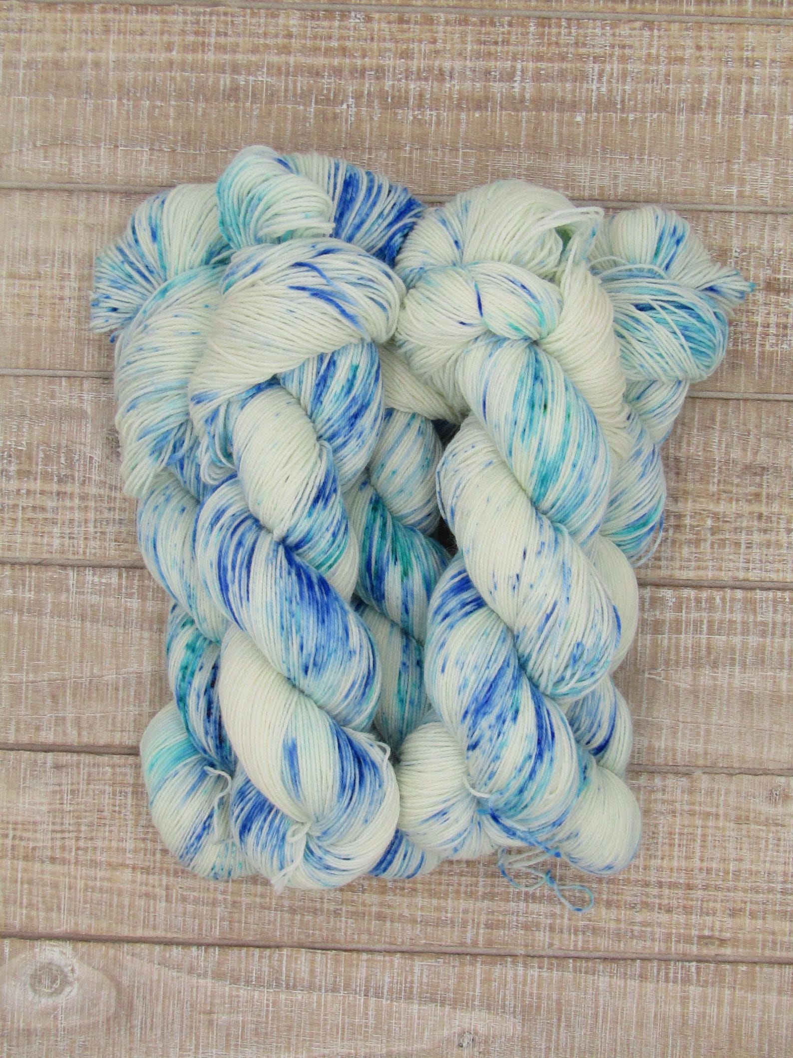 Snowflake - Blue Speckled Sock Yarn - Etsy