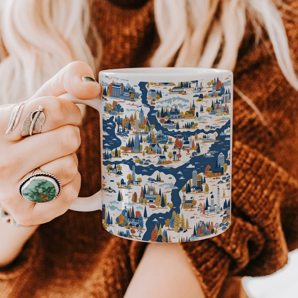 Michigan Mug - Etsy