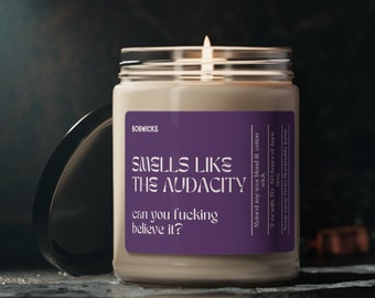 Smells Like Somebody Got Their SHRM-CP Candle Scented Soy Wax 9 Oz With ...