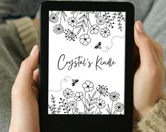 YOUR NAME Personalized Kindle Lock Screen, Wallpaper for Kindle ...