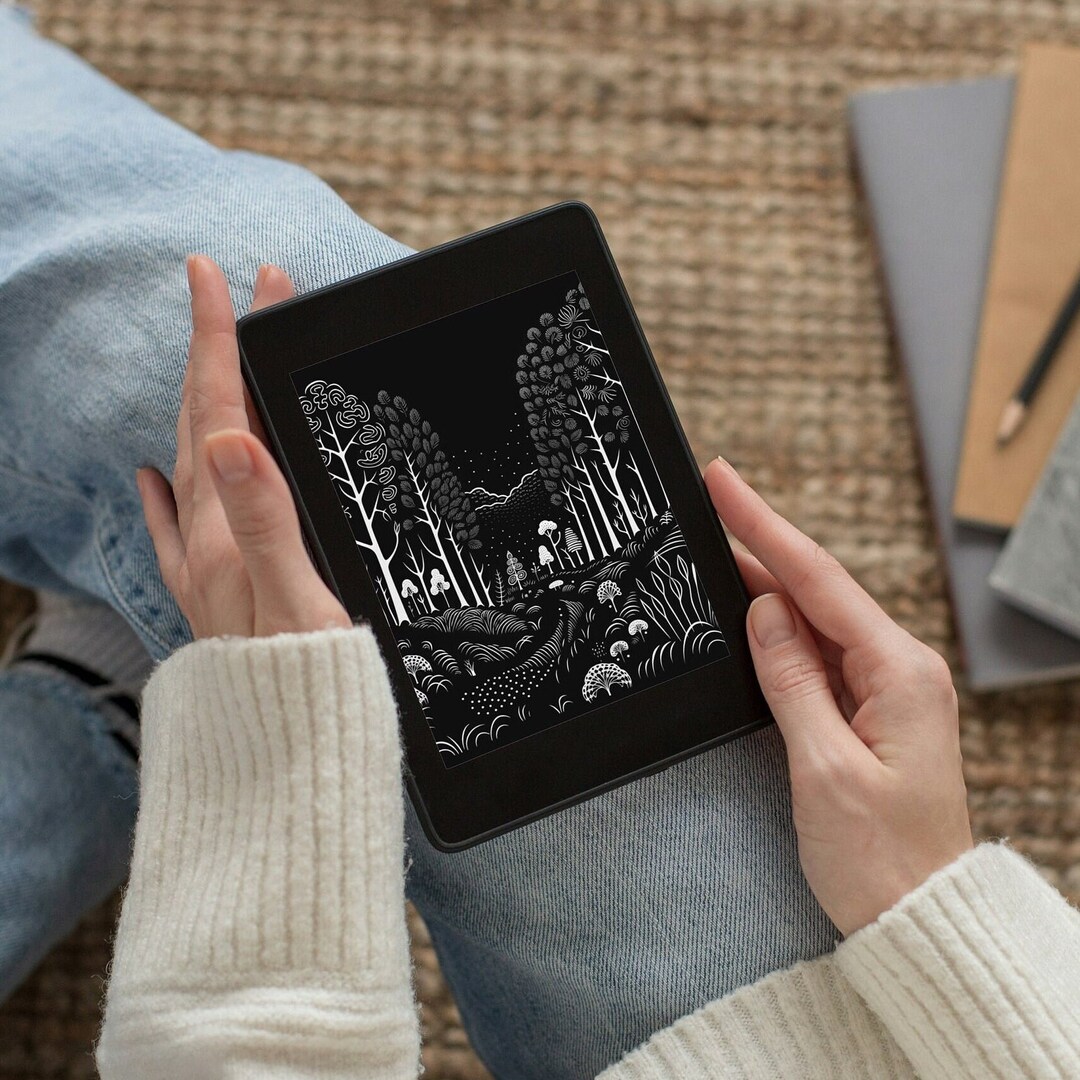 Fantasy Forest - Kindle Lock Screen, Trendy Bookish Design, Personalize ...