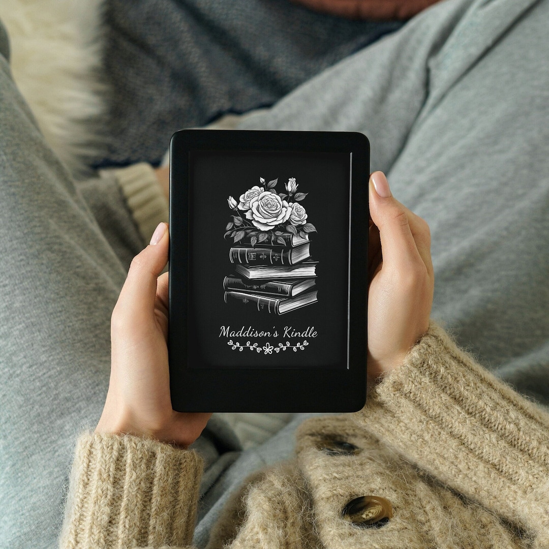 YOUR NAME Personalized Kindle Lock Screen, Wallpaper for Kindle ...