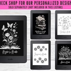 YOUR NAME Personalized Kindle Lock Screen, Wallpaper for Kindle ...