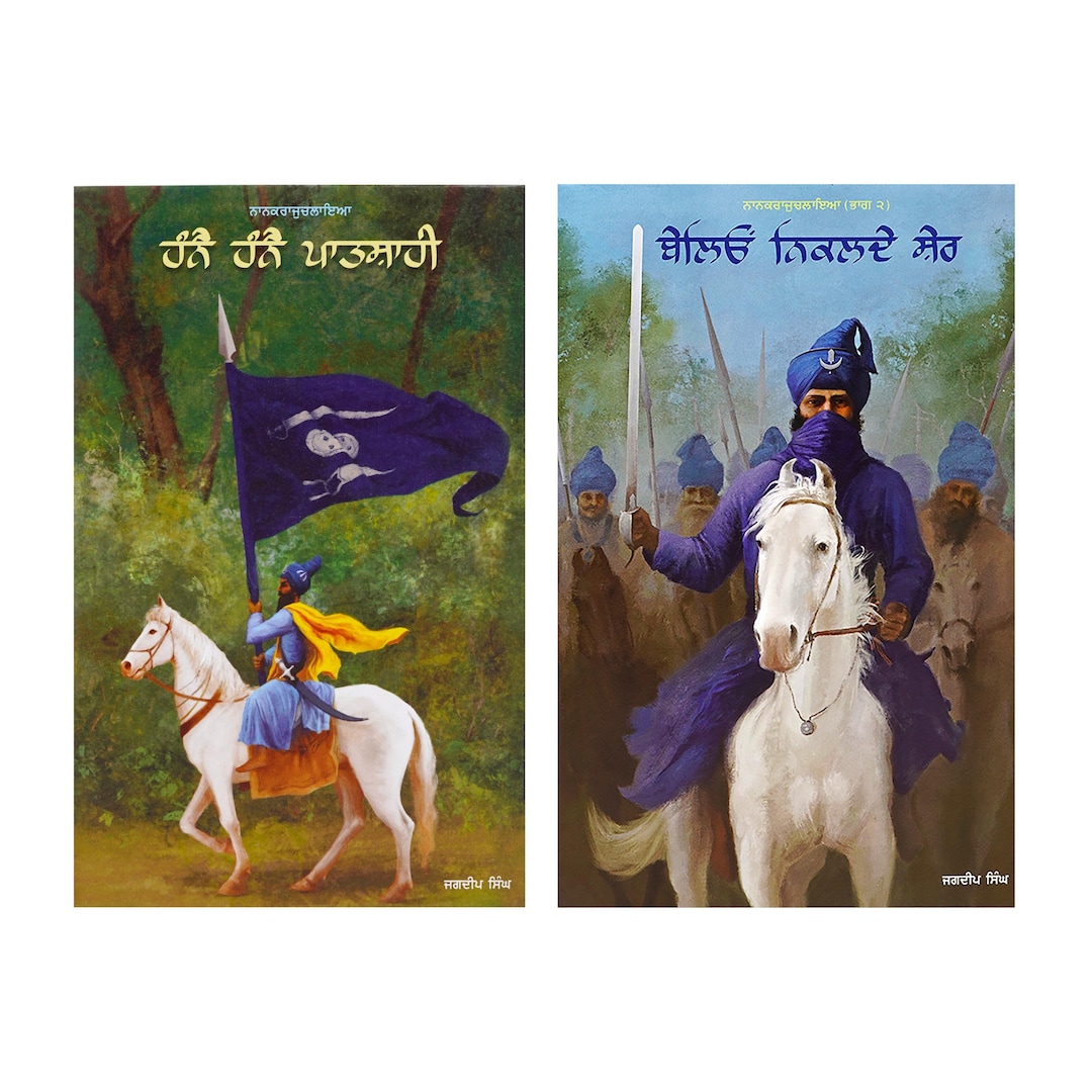Punjabi Books Set: Hanne Hanne Patshahi & Belion Niklde Sher | Sikh ...
