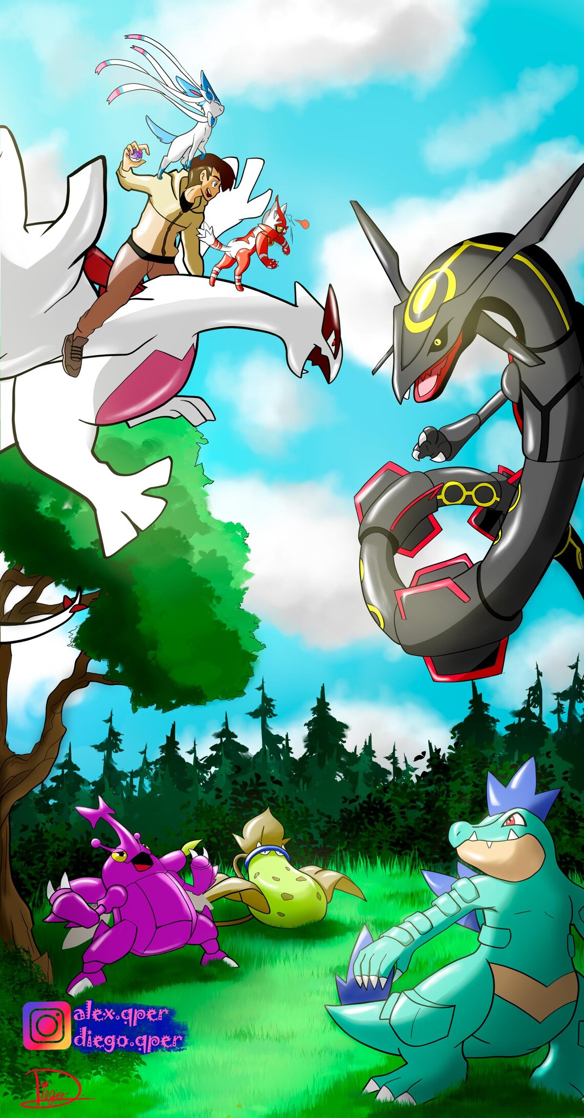 Pokemon Fanart, Pokemon Art Commission, Custom Pokemon Trainer, Pokemon ...