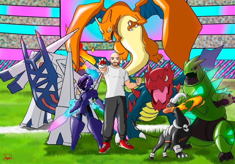 Pokemon Fanart, Pokemon Art Commission, Custom Pokemon Trainer, Pokemon ...