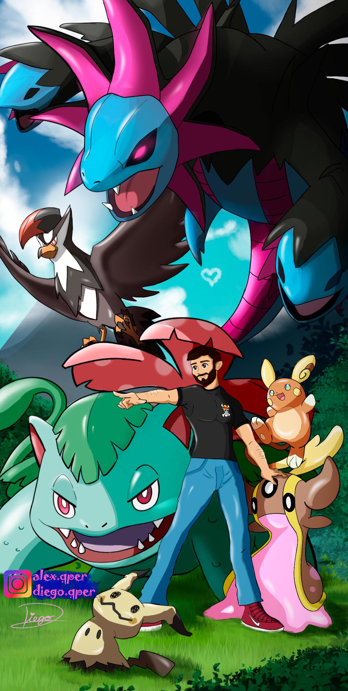 Pokemon Fanart, Pokemon Art Commission, Custom Pokemon Trainer, Pokemon ...