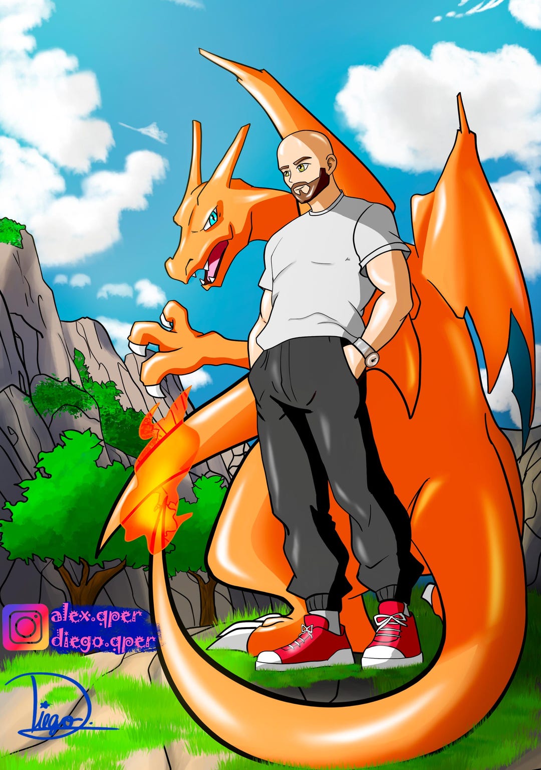 Pokémon Art Commission, Pokemon Fanart, Custom Pokemon Trainer, Pokémon ...