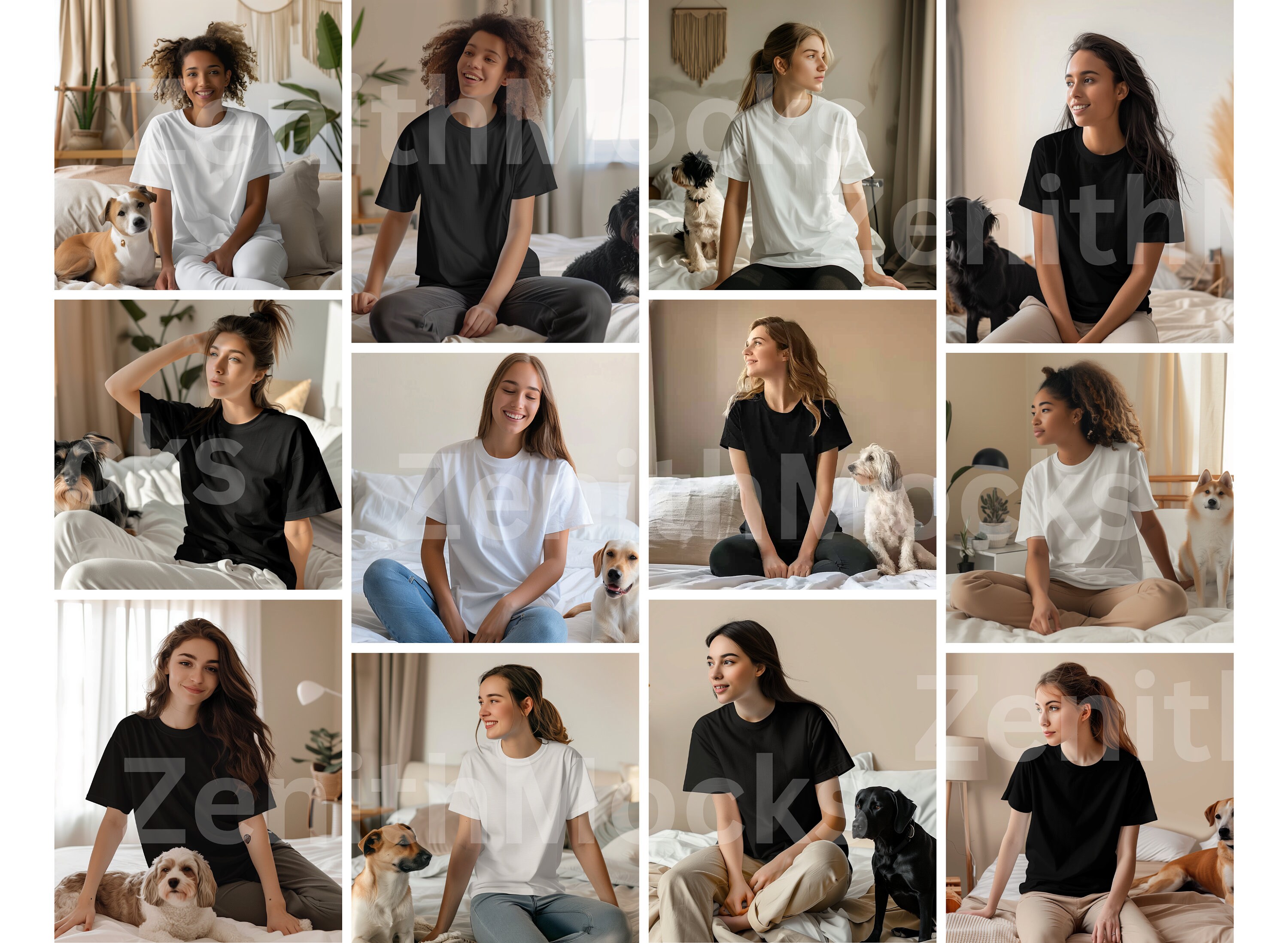 Gildan 5000 Dog Mockup Bundle | Dog Shirt Mock up | 5000 Bundle ...