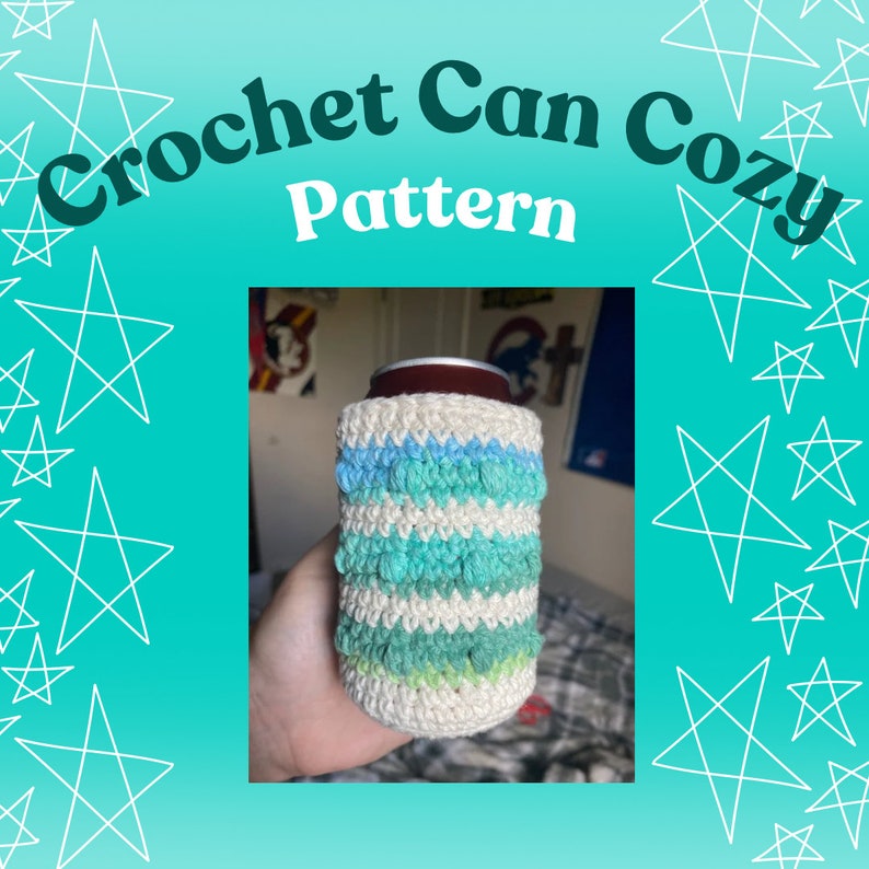 Crochet Can Cozy Pattern - Etsy
