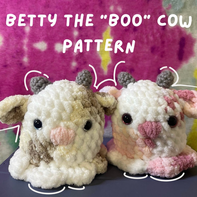 Betty the “boo” Cow Pattern - Etsy