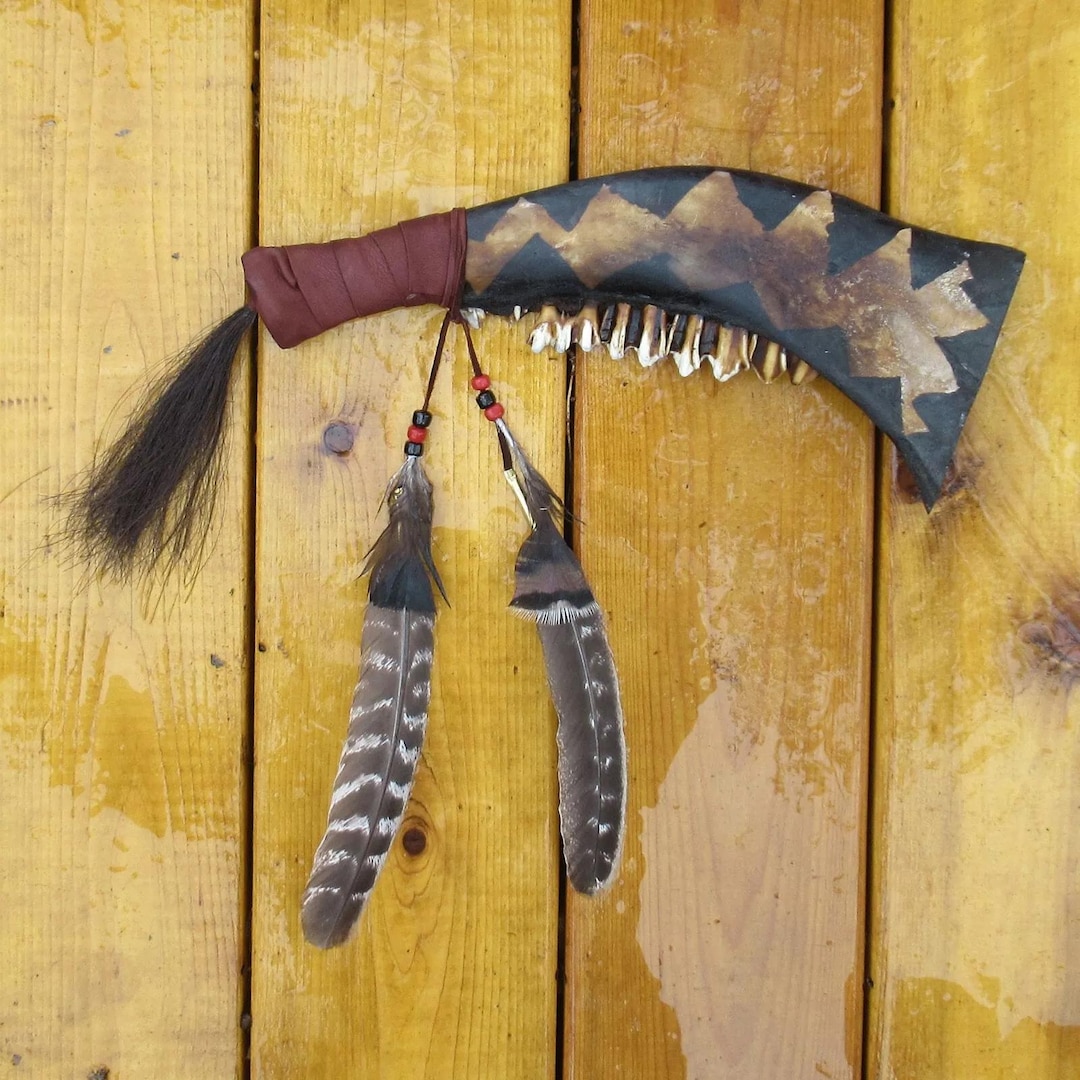 Buffalo Jaw Native American War Club - Etsy
