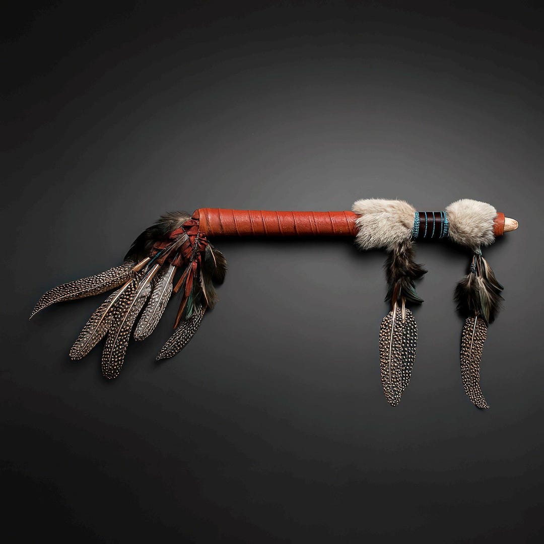 Native American Crafts, Coup Stick, Dance Staff, Artifact Replica - Etsy