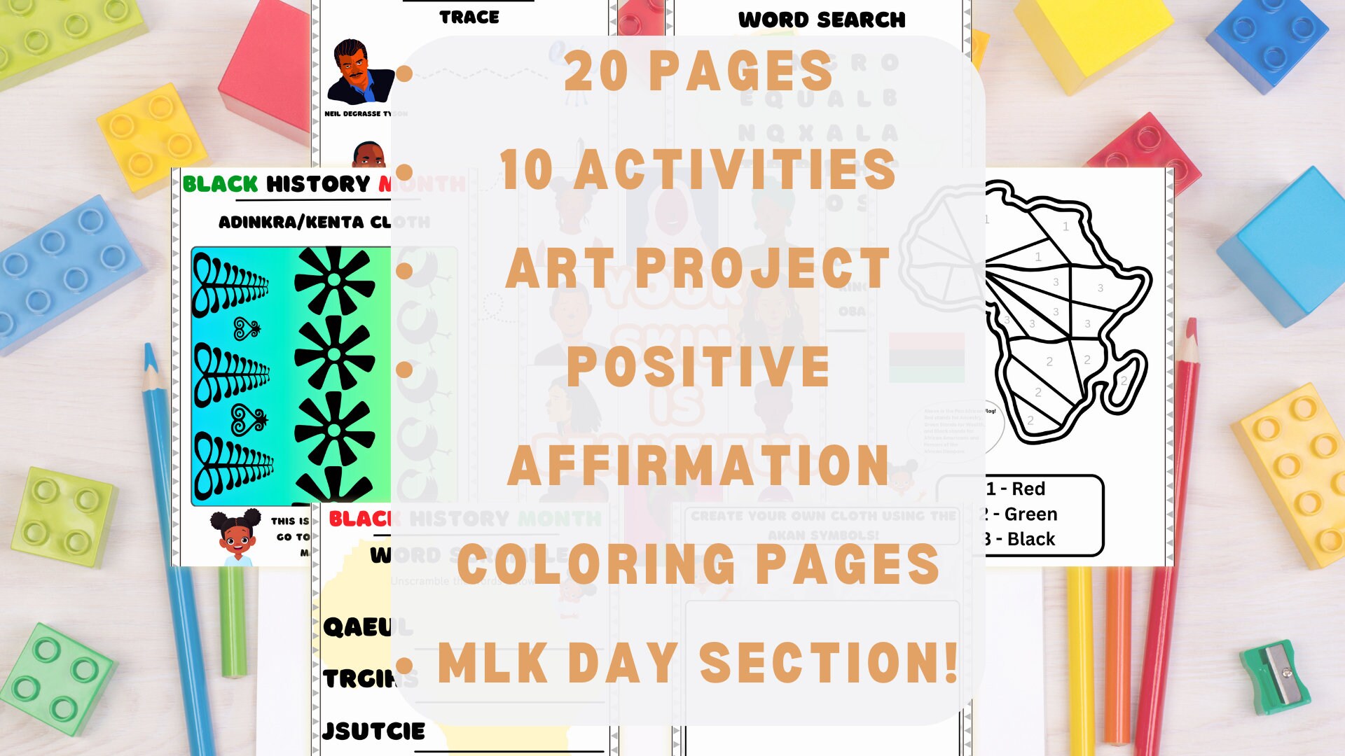 Black History Month Workbook, Prek - 1st Grade, Empower Young Minds! 20 ...