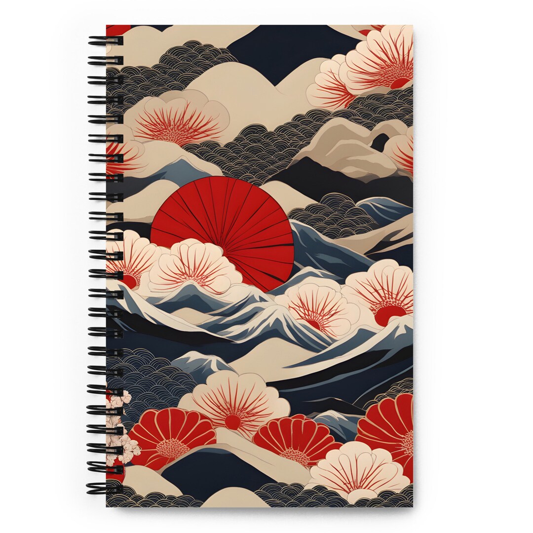 Japanese Spiral Notebook Nihon Series Spider Lilly - Etsy