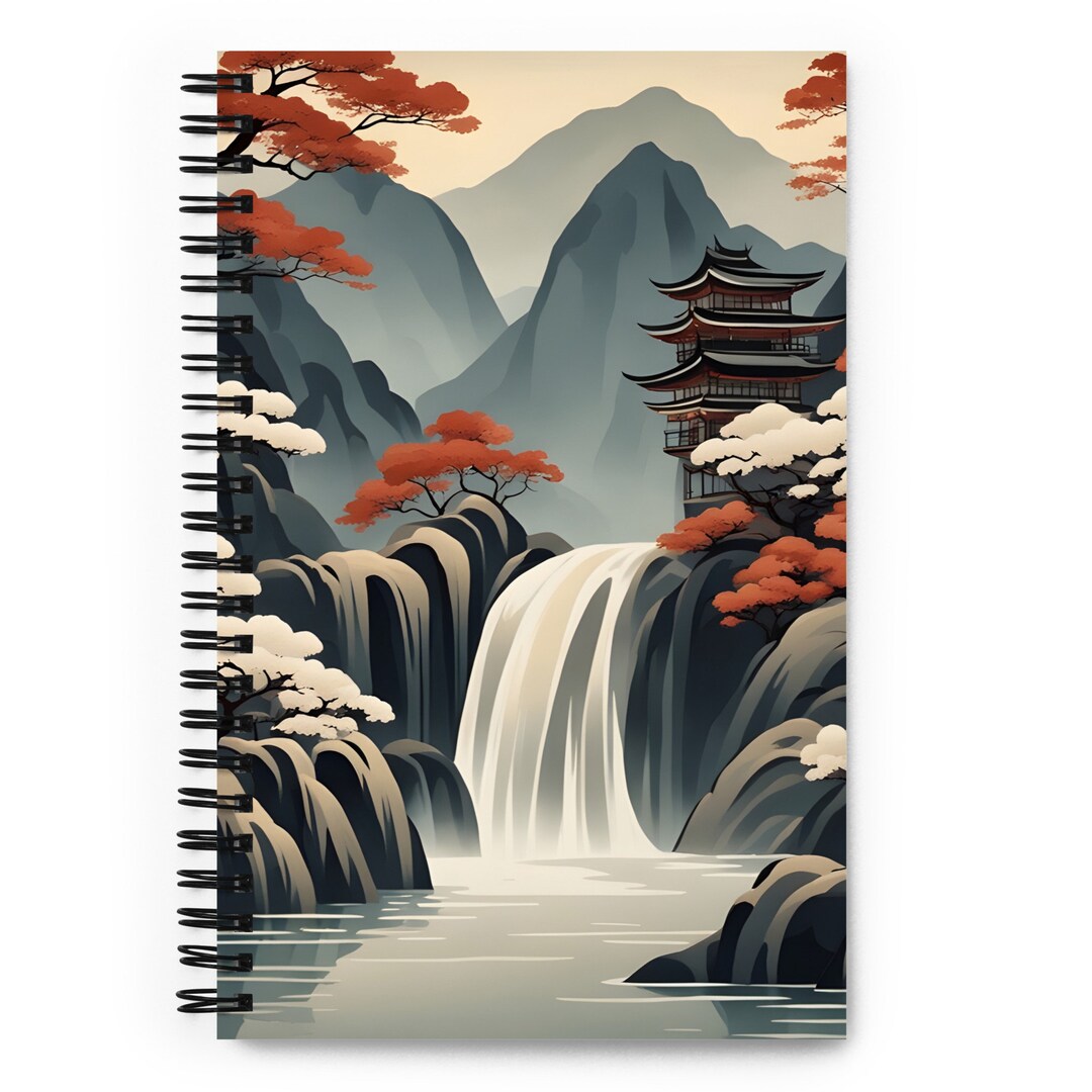 Japanese Spiral Notebook Nihon Series Falls - Etsy