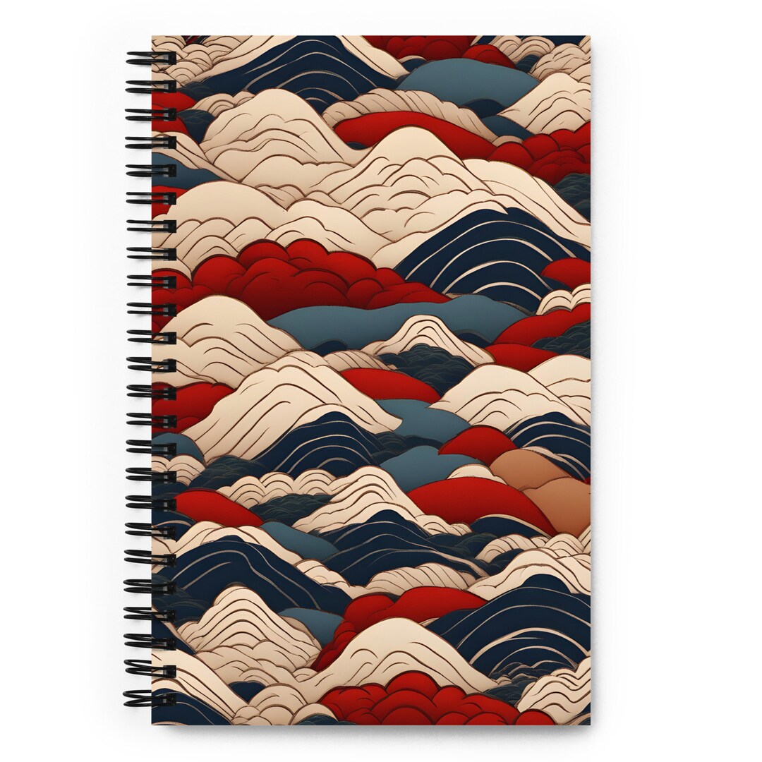 Japanese Spiral Notebook Nihon Series Fire Sky - Etsy