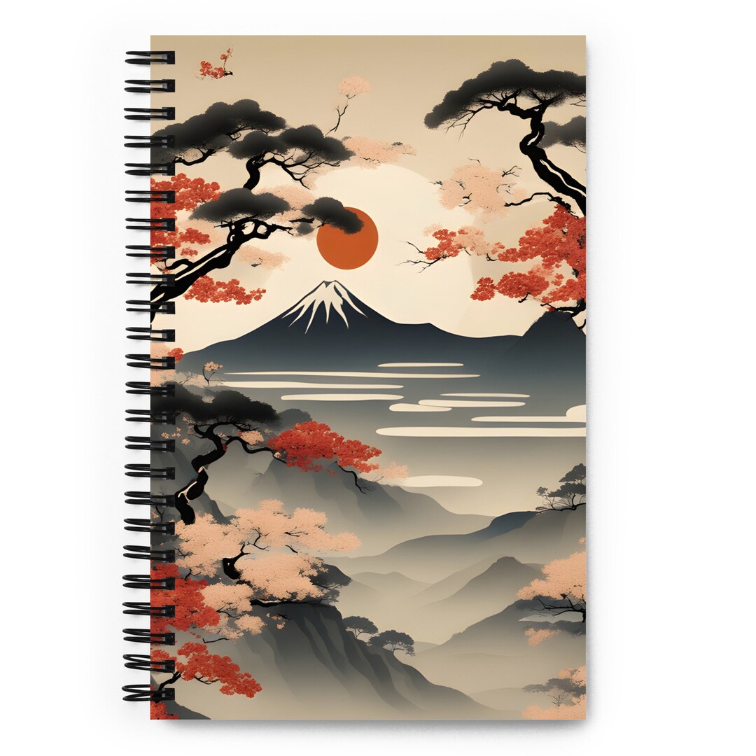 Japanese Spiral Notebook Nihon Series Bright Summer - Etsy