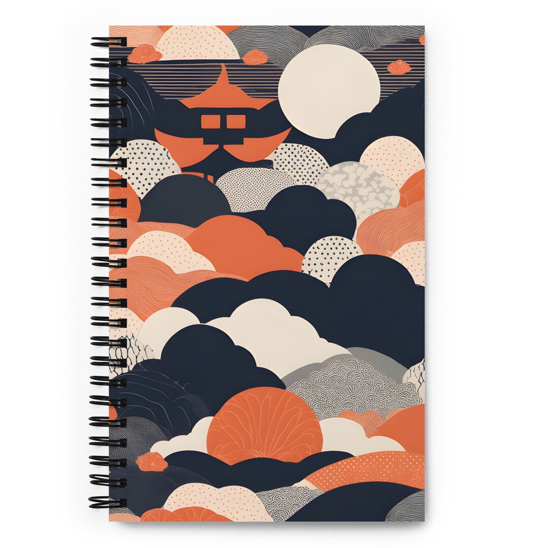 Japanese Spiral Notebook Nihon Series Classic - Etsy