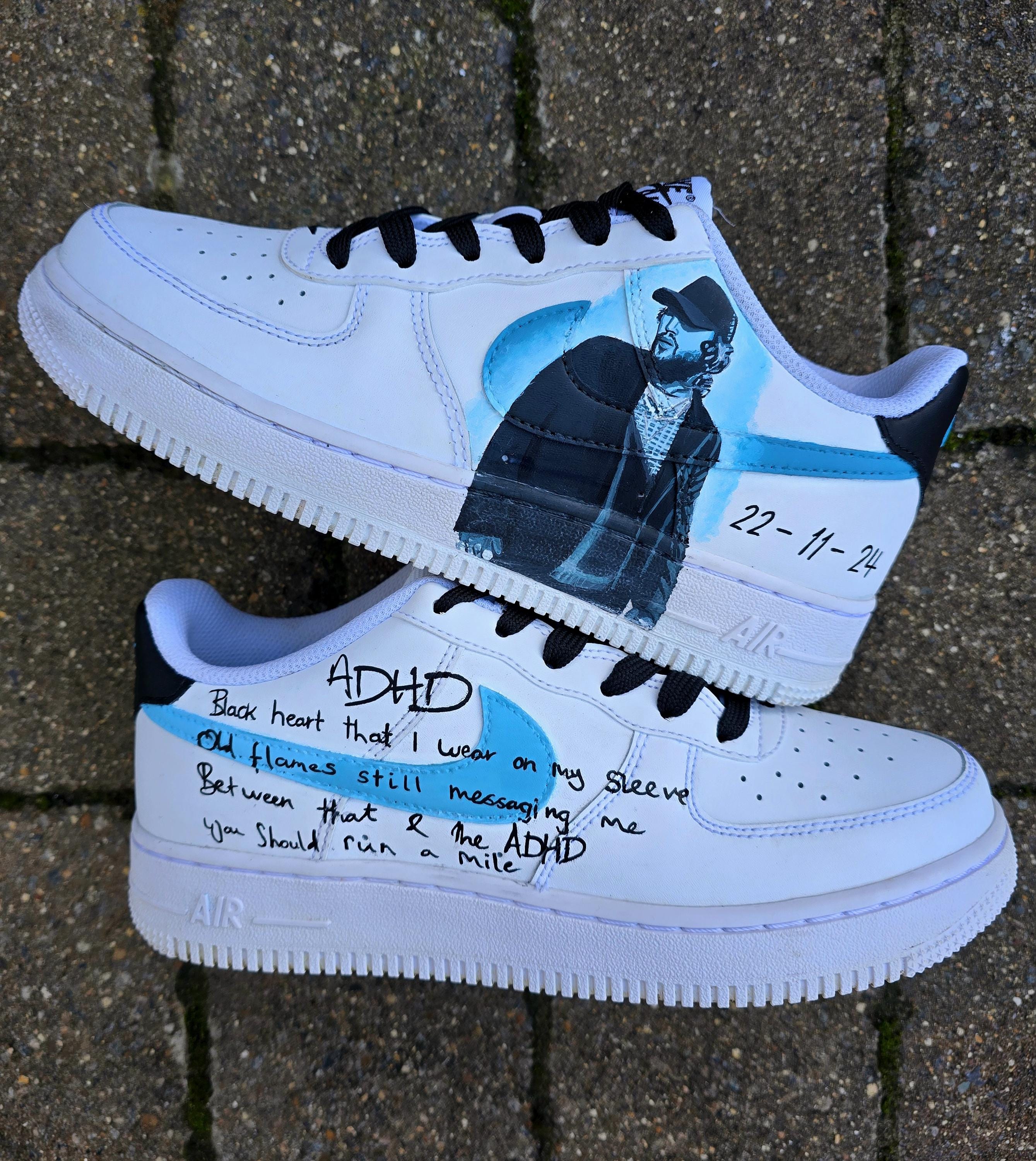Custom Hand-painted Nike Air Force 1 Sneakers With Your Favourite ...
