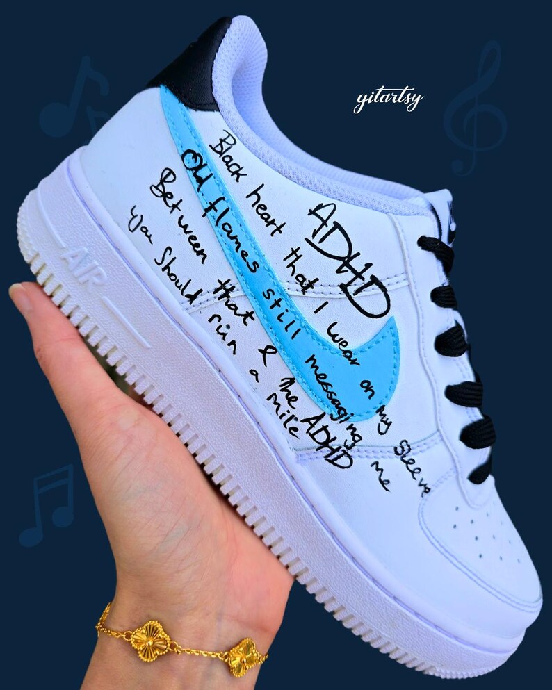 Custom Hand-painted Nike Air Force 1 Sneakers With Your Favourite ...