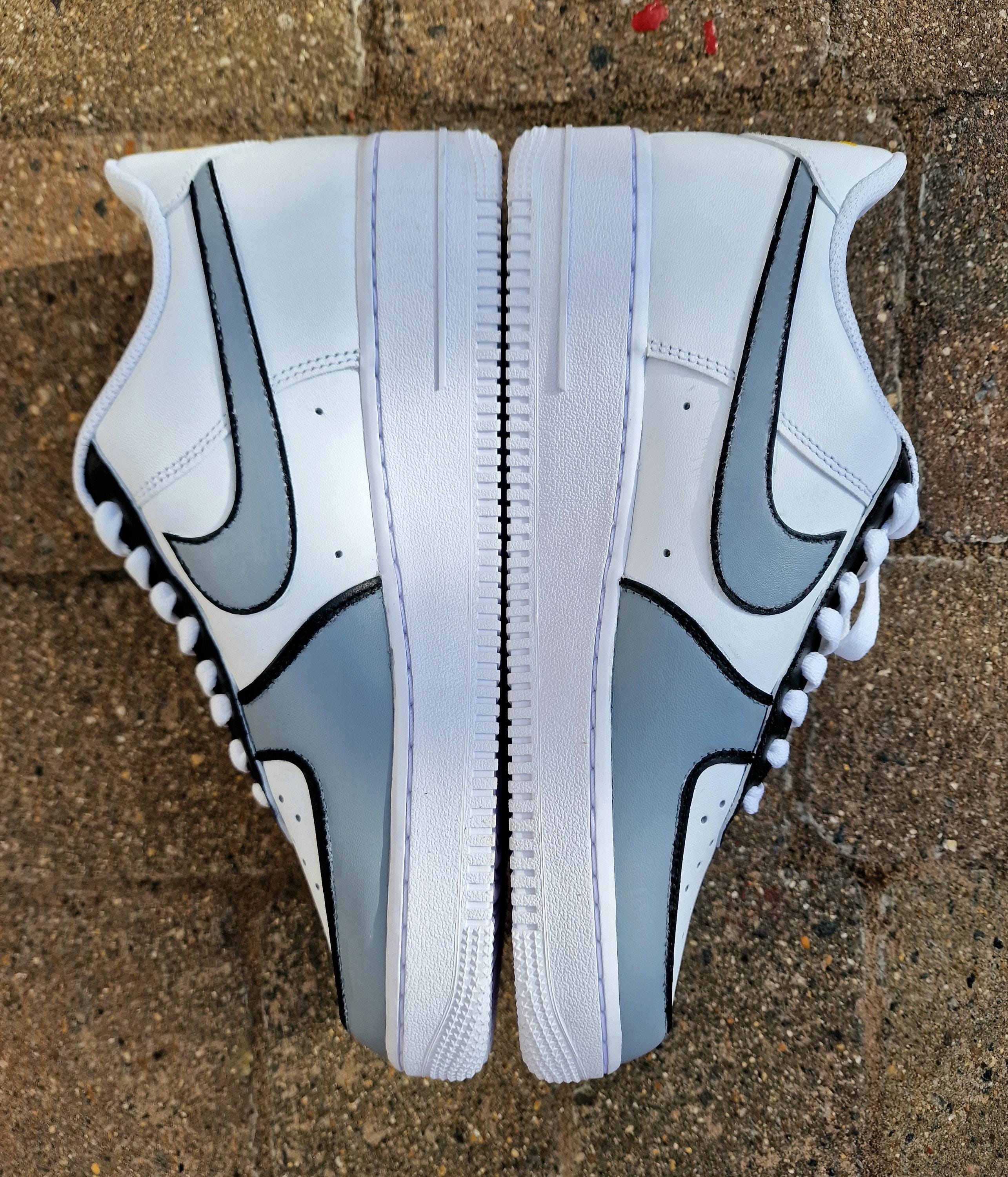 Custom Nike AF1 Sneakers With Realistic Hand-painted Cars – Lamborghini ...