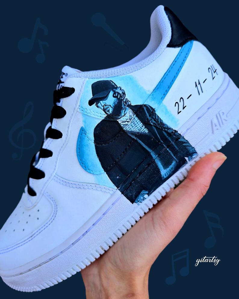 Custom Hand-painted Nike Air Force 1 Sneakers With Your Favourite ...