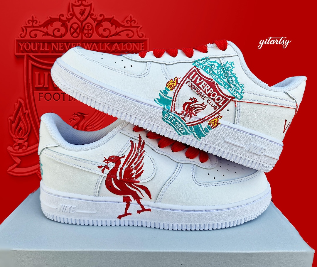 Custom Hand-painted Nike AF1 Sneakers | Football Trainers Shoes ...