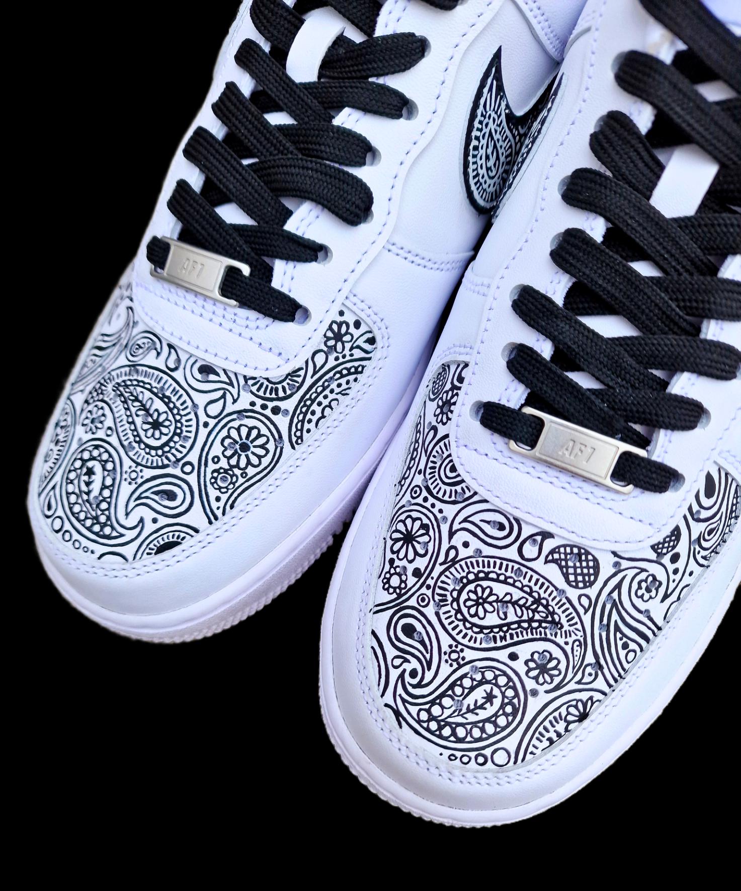 Custom Hand-painted Nike Air Force 1 Sneakers With Your Favourite ...