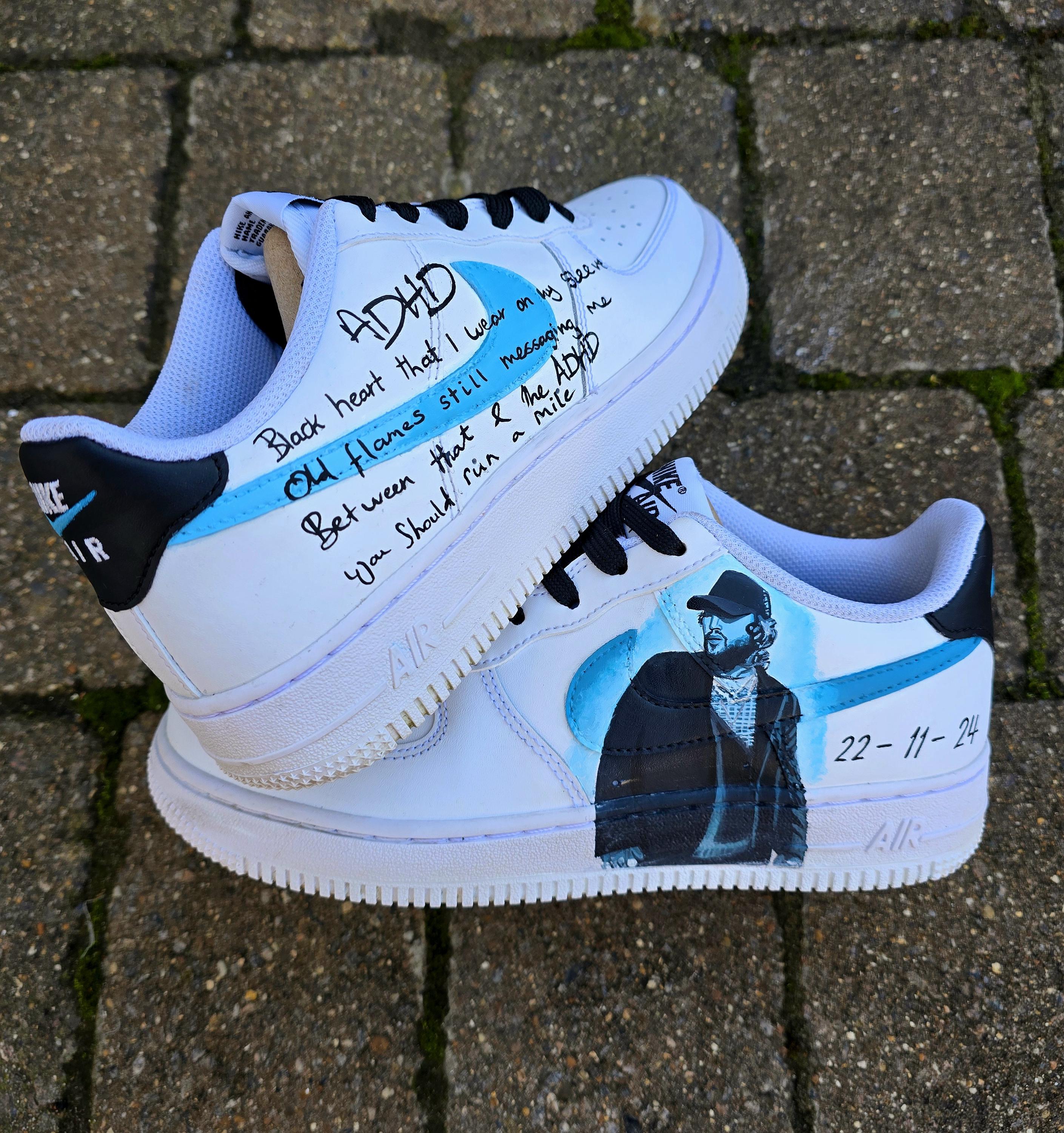 Custom Hand-painted Nike Air Force 1 Sneakers With Your Favourite ...