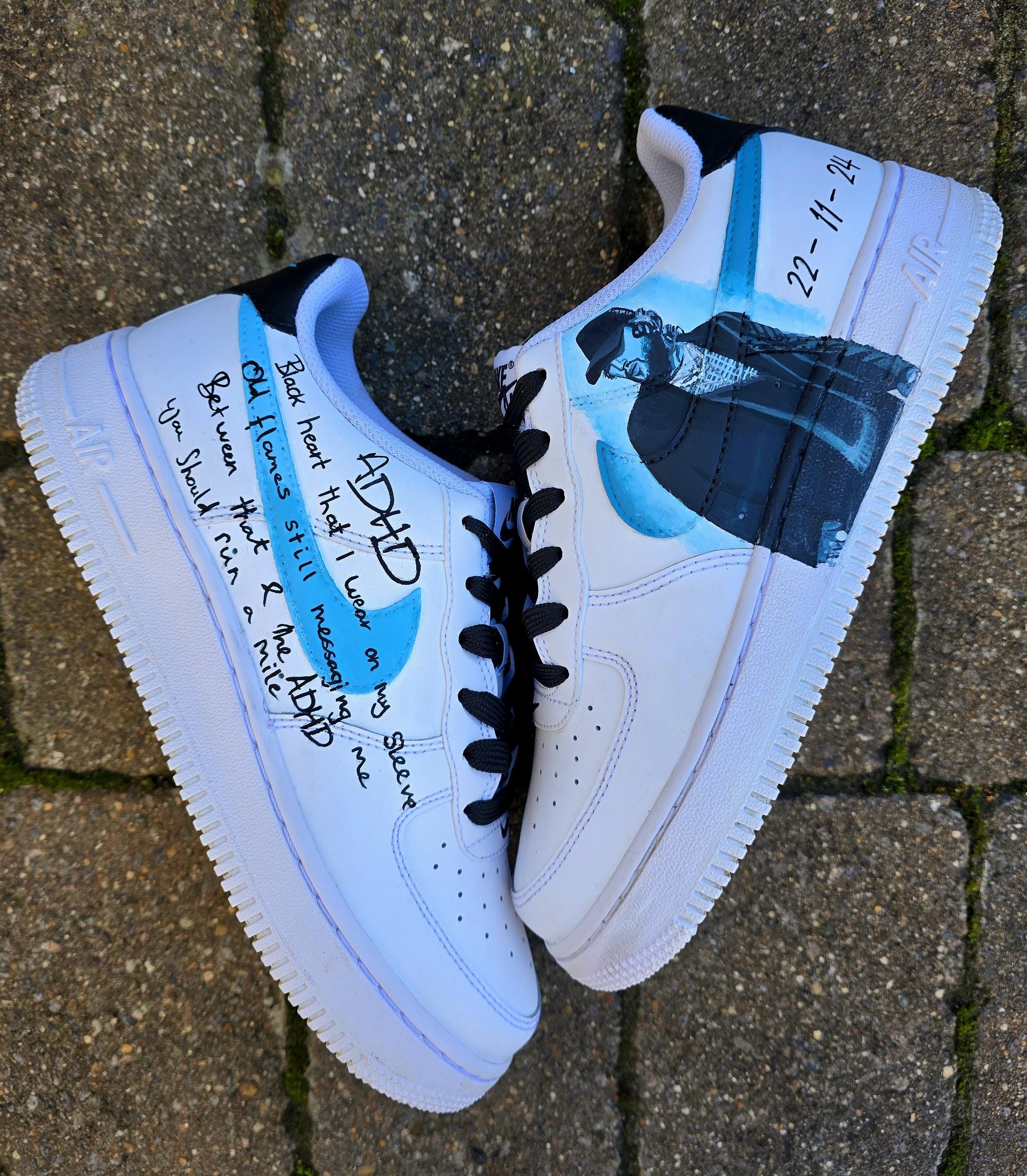 Custom Hand-painted Nike Air Force 1 Sneakers With Your Favourite ...