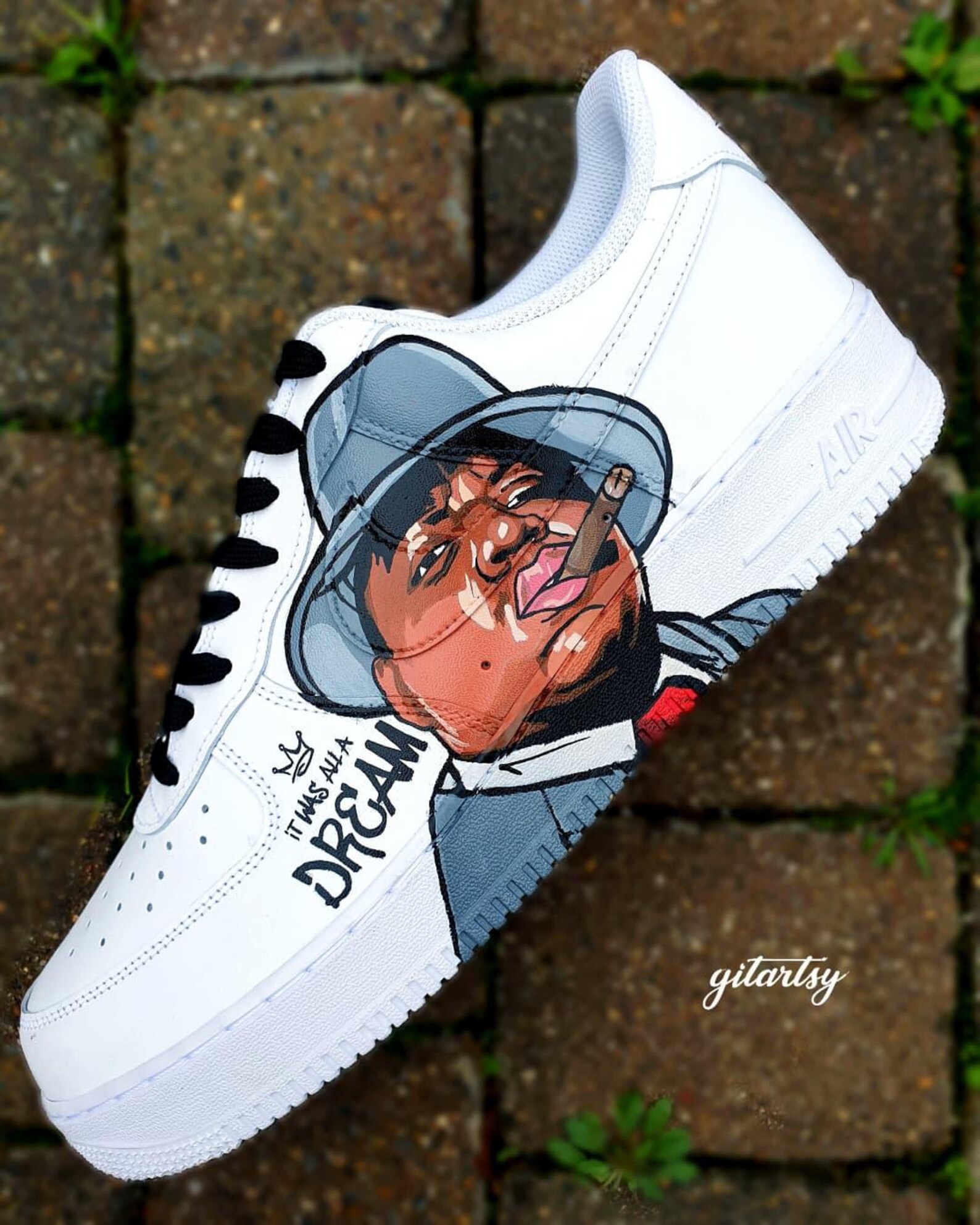 Custom Hand-painted Nike Air Force 1 Sneakers With Your Favourite ...