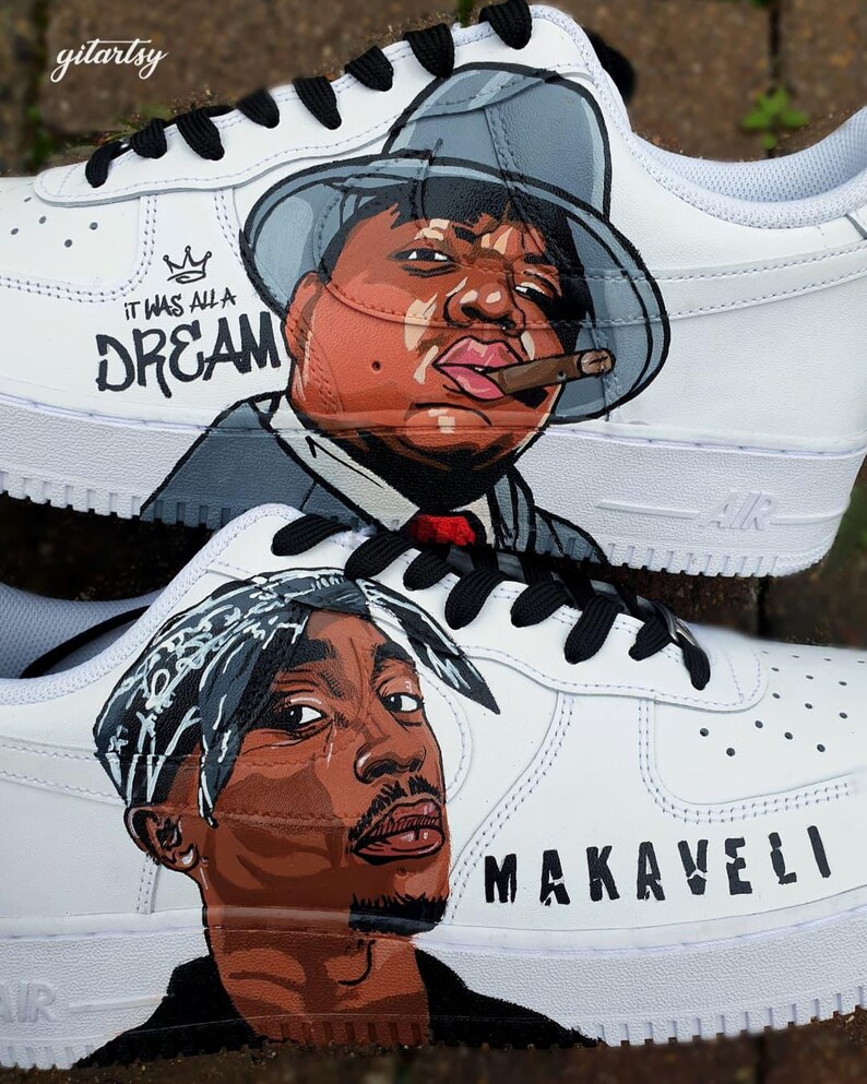 Custom Hand-painted Nike Air Force 1 Sneakers With Your Favourite ...