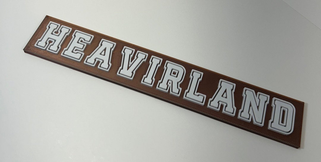 Personalized Multi-color Nameplate | Customizeable Name Plate | 3d ...