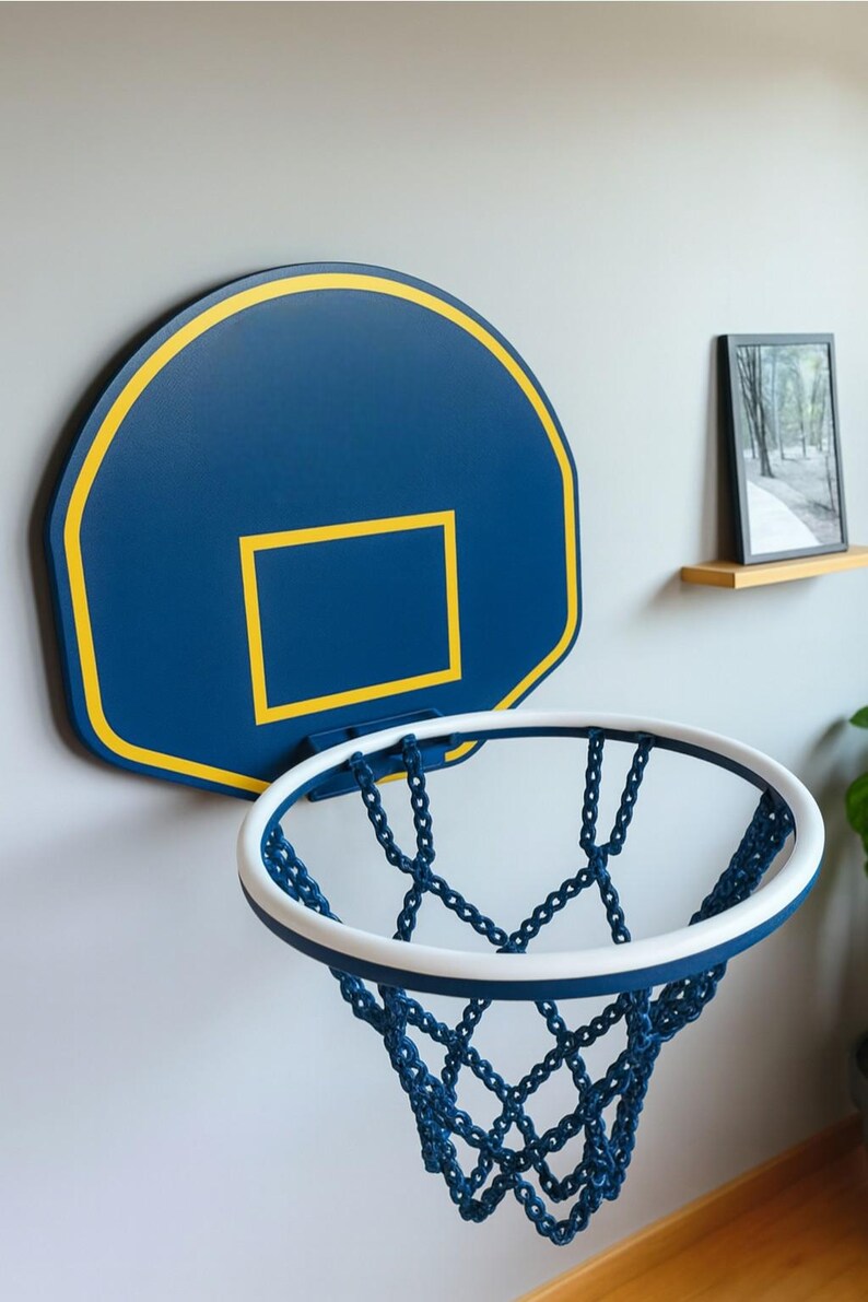 Mini Indoor Basketball Hoop: Wall-mounted Home/office Decor - Etsy