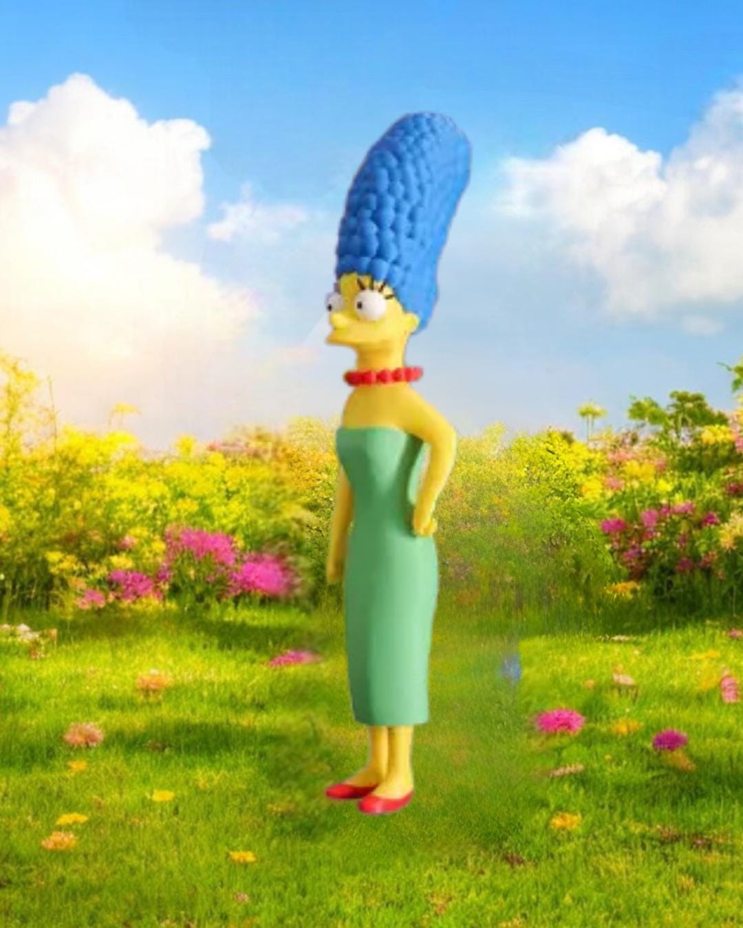 Marge Simpson Figurine – 3D Printed Display Model | Simpsons-inspired ...