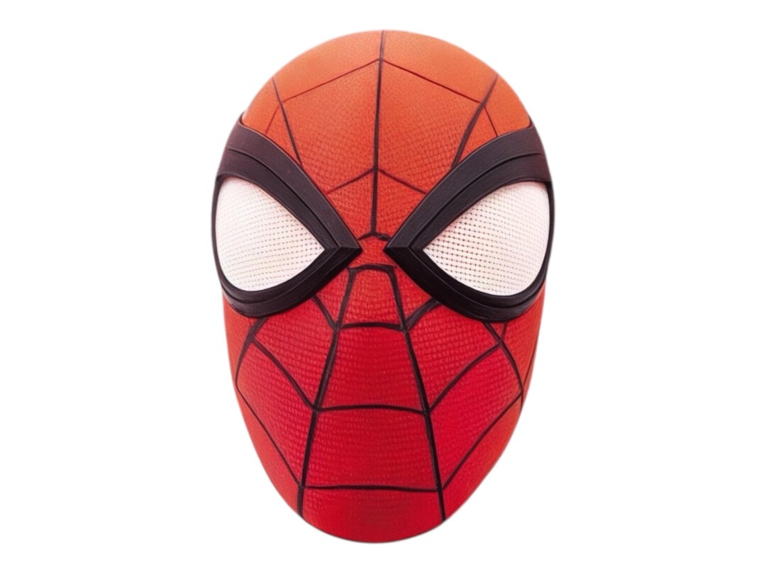 Spider-man Mask – 3D Printed Marvel-inspired Wall Display | Textured ...