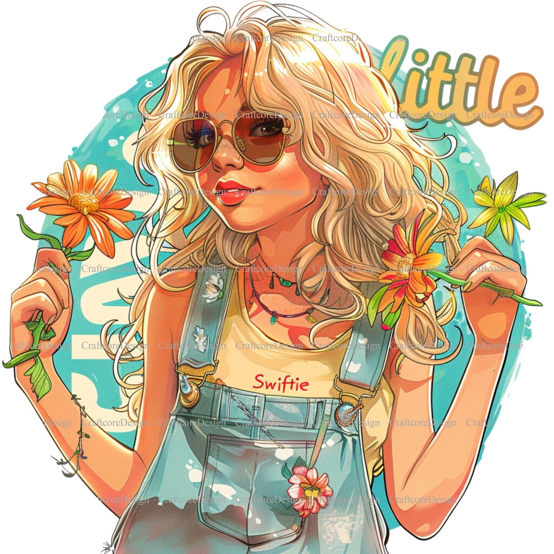 Cute Little Swiftie PNG | the Eras Tour Clipart | Taylor Swiftie ...