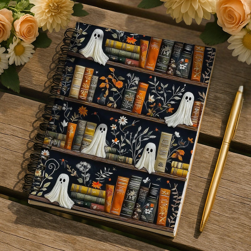 Spooky Spiral Notebook - Etsy