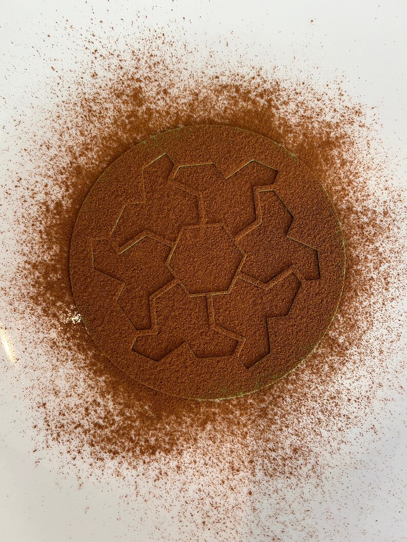 Einstein Tile Stencils: Hat Stencil 6 Hats Circular Pattern large, 4.5 ...