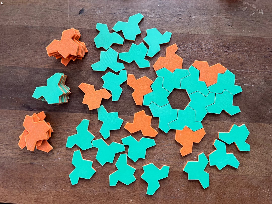 Einstein Tiles 'the Hat' Puzzle Set: Aperiodic STEM Tiles (2 Inch) - Etsy