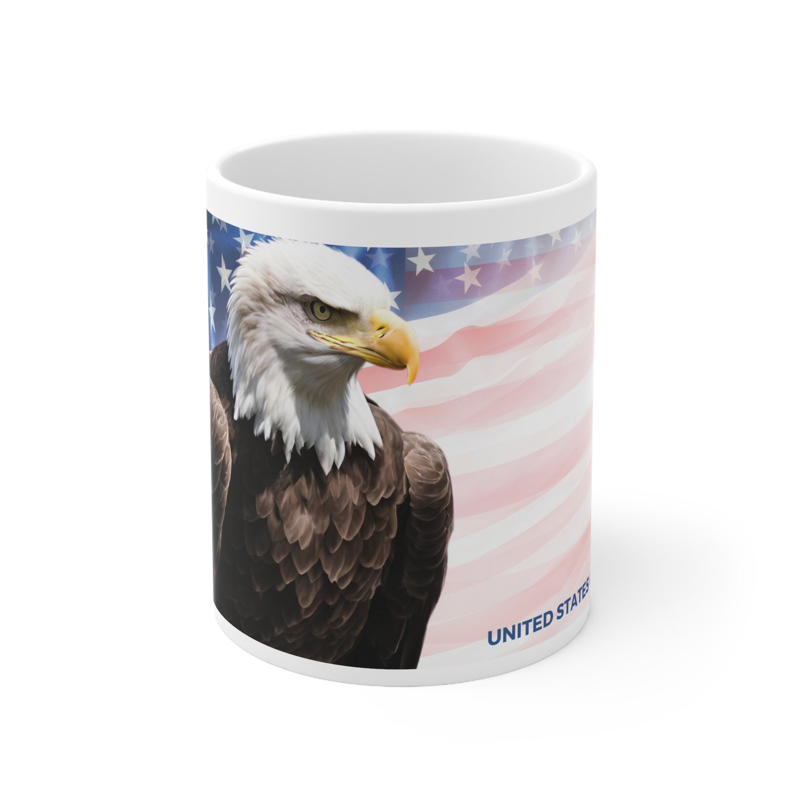 American Eagle Ceramic Mug, Mug, Coffee Mug - Etsy