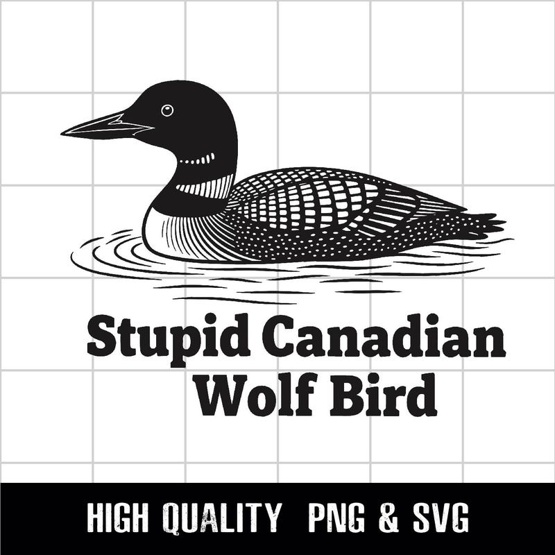 Stupid Canadian Wolf Bird Hat - Etsy