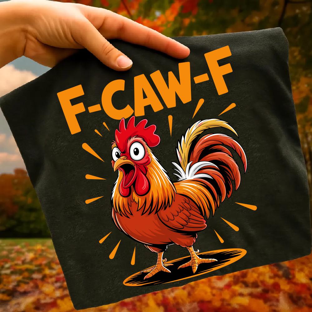 F-CAW-F Chicken Meme PNG Bundle, Funny Rooster Clipart (digital ...