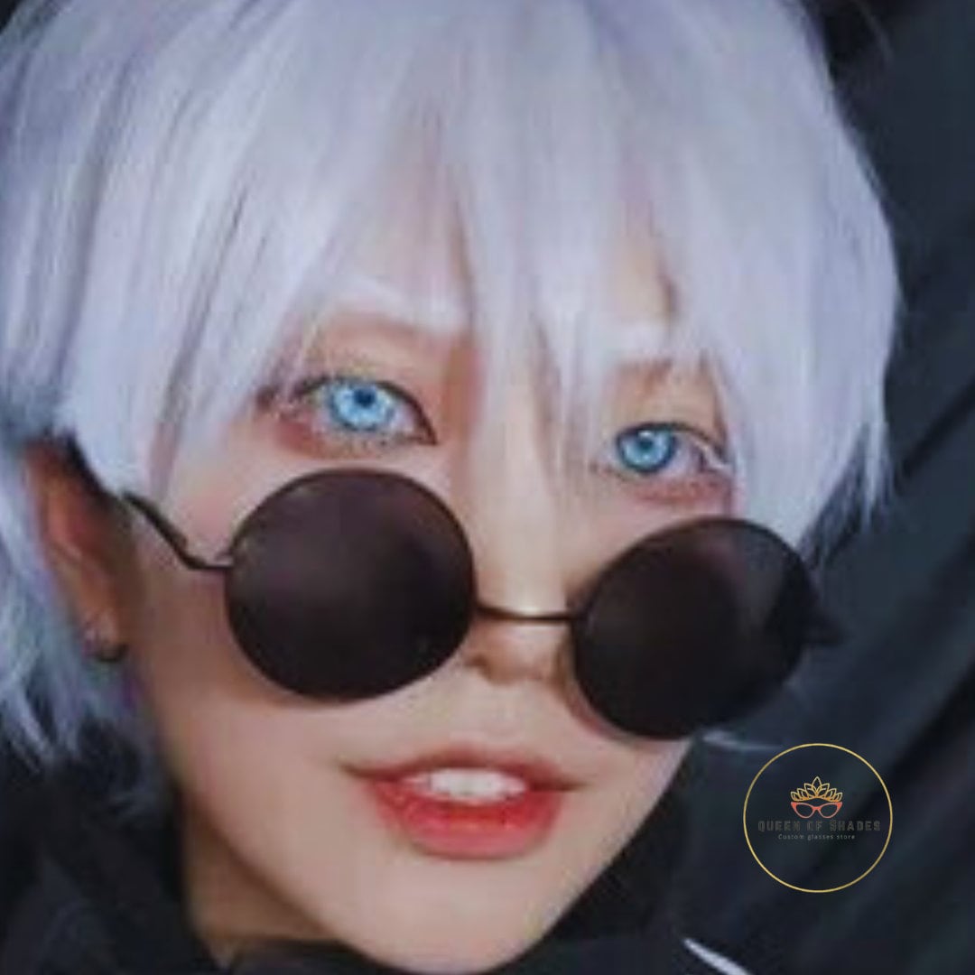 Buy Satoru Gojo Sunglasses ,gojo Satoru Glasses ,jujutsu Kaisen Cosplay ...