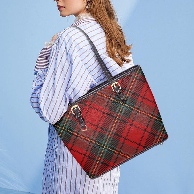 Plaid Handbags - Etsy